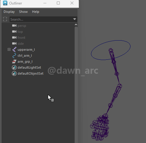 [Maya]Rigging 04 - Controller